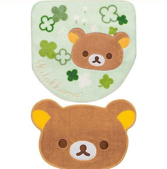 San-X Rilakkuma Toilet Cover & Toilet Foot Rug – Zakka House